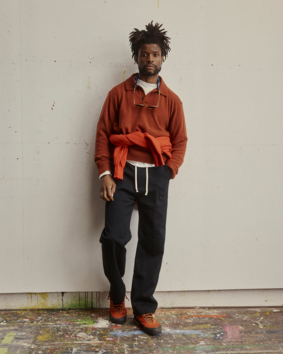 POLO SWEATER – AARON LEVINE